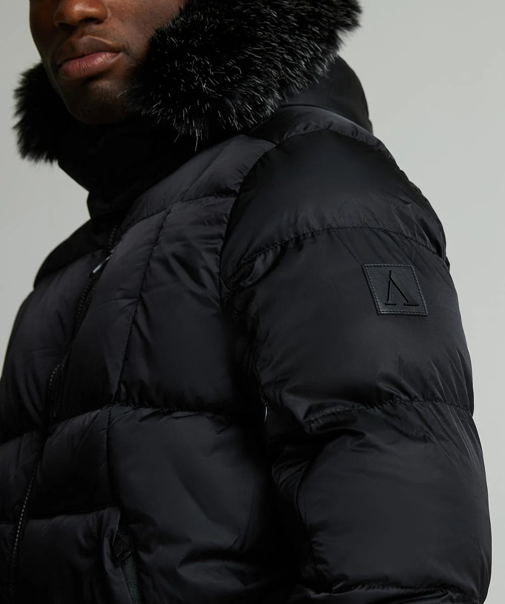 Alessandro Zavetti Savinio Puffer Jacket Black – Vault Menswear