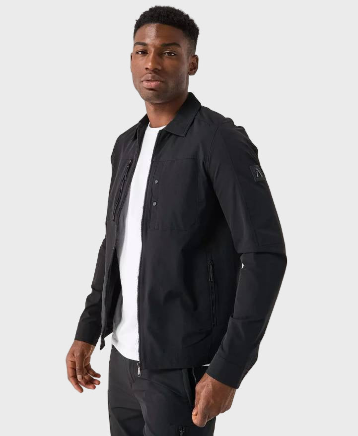 Alessandro Zavetti Saverio Overshirt Black – Vault Menswear