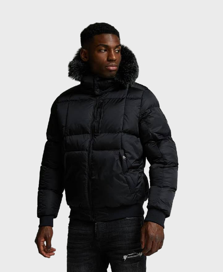 Alessandro Zavetti Savinio Puffer Jacket Black – Vault Menswear