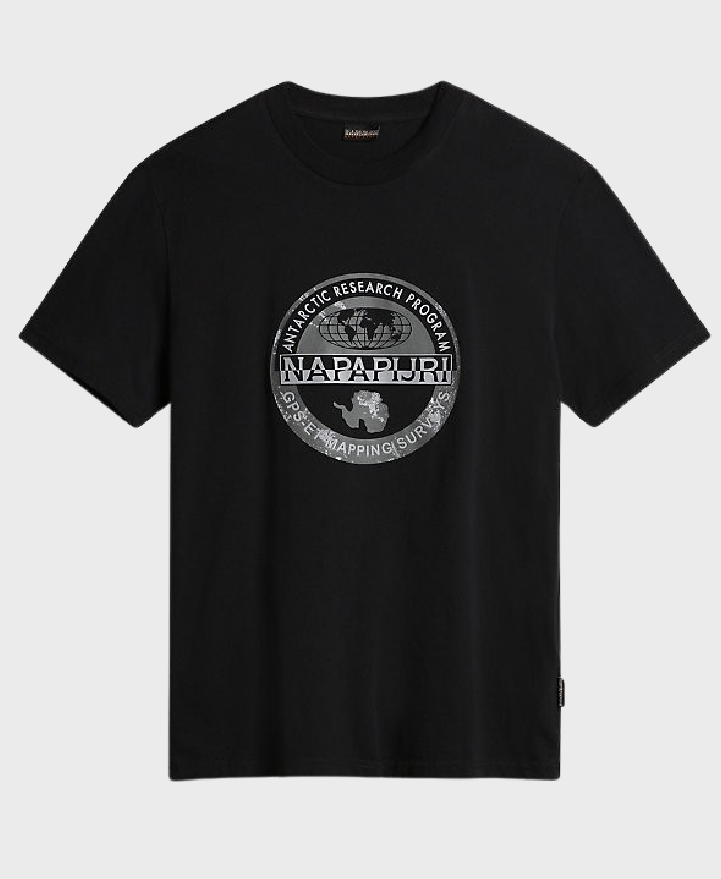 Napapijri New Bollo T-Shirt Black – Vault Menswear